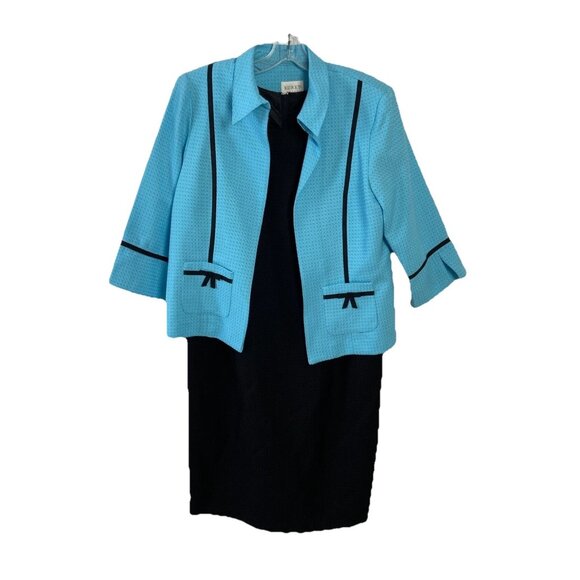 Koret | Dresses | Koret Womens Sz 2p Dress Suit Set 2 Piece Black ...
